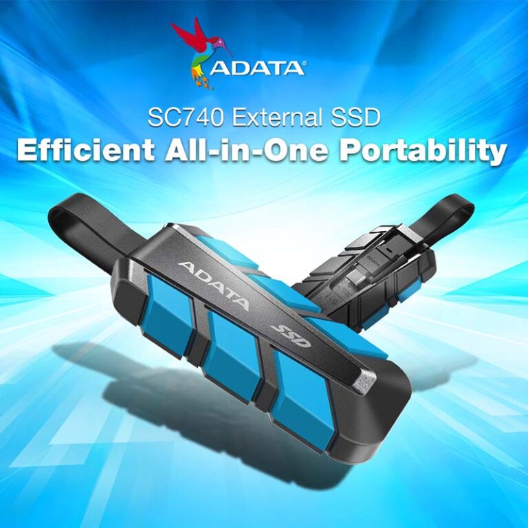 شركة ADATA تطلق محرك أقراص SC740 الخارجي مع كابل USB-C مدمج | عرب ...