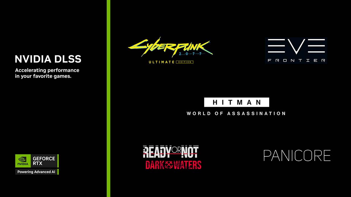 إتاحة Eve Frontier و Paincore بدعم NVIDIA DLSS مع نسخة 2.2 من Cyberpunk ...