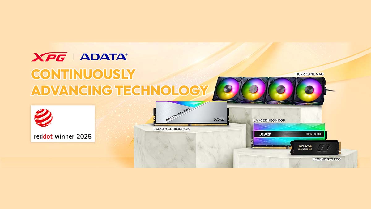شركة ADATA تفوز بأربع جوائز Red Dot Design لعام 2025 | عرب اوفركلوكرز