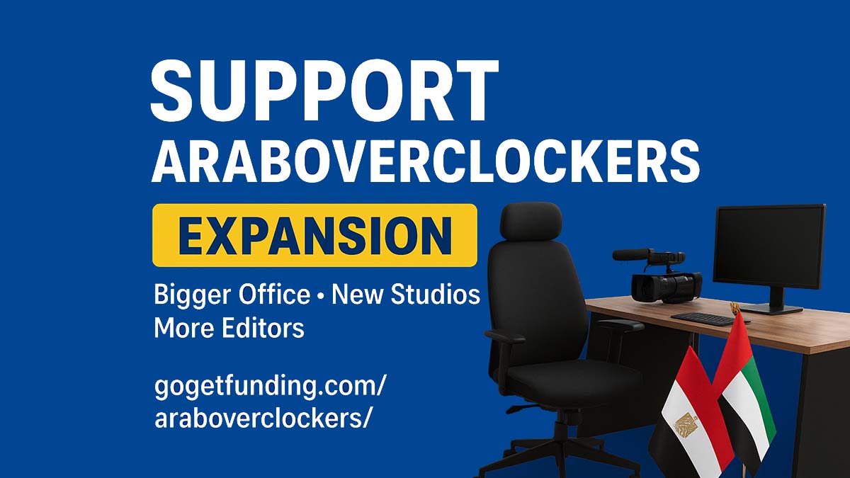 Support ArabOverclockers: Arab Tech Media Hub | عرب اوفركلوكرز