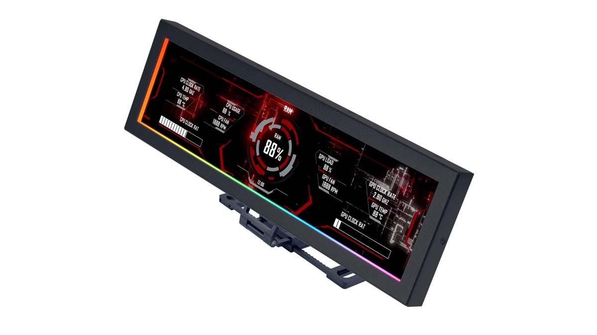 شركة LIAN LI تكشف عن شاشة US88v1 بحجم 8.8 بوصة | عرب اوفركلوكرز